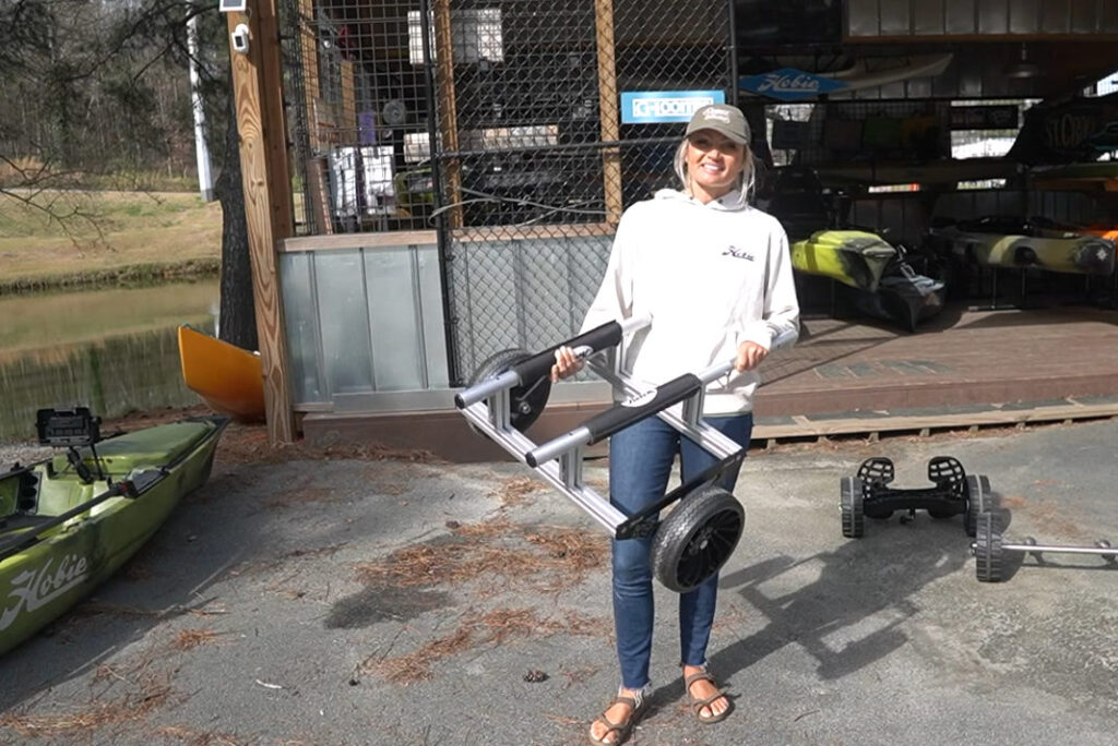 Kayak Carts Explained with Kristine Fischer (Video) | Kayak Angler