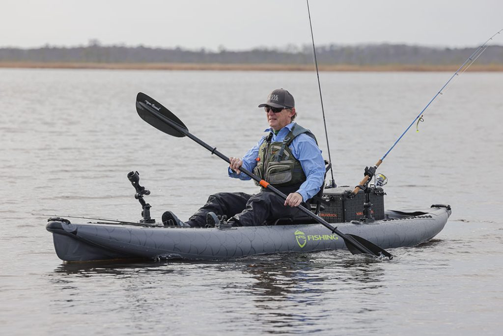 Inflatable Fishing Kayak Review: NRS Pike Pro | Kayak Angler