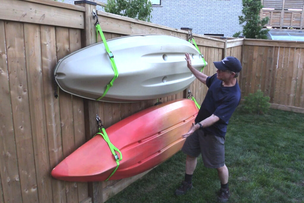 The Kayak Storage Solution For Any Backyard (Video) | Kayak Angler