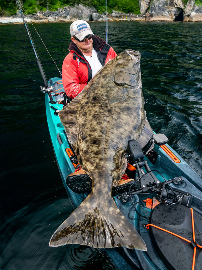 Adam Fisk Lands One Helluva Halibut In Alaska | Kayak Angler