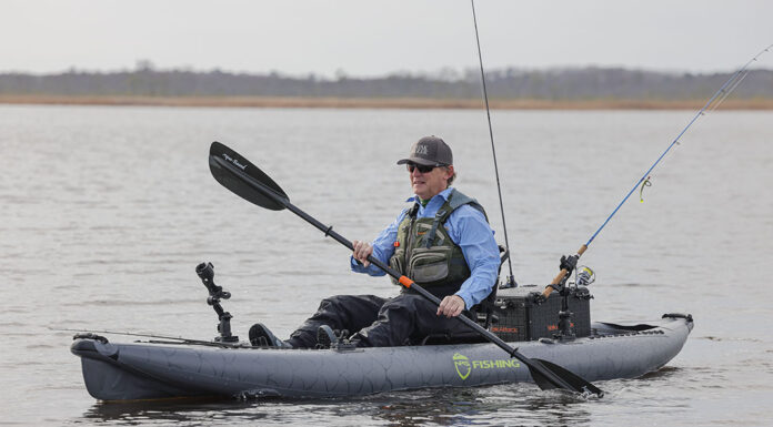 Inflatable Fishing Kayak Review: NRS Pike Pro | Kayak Angler