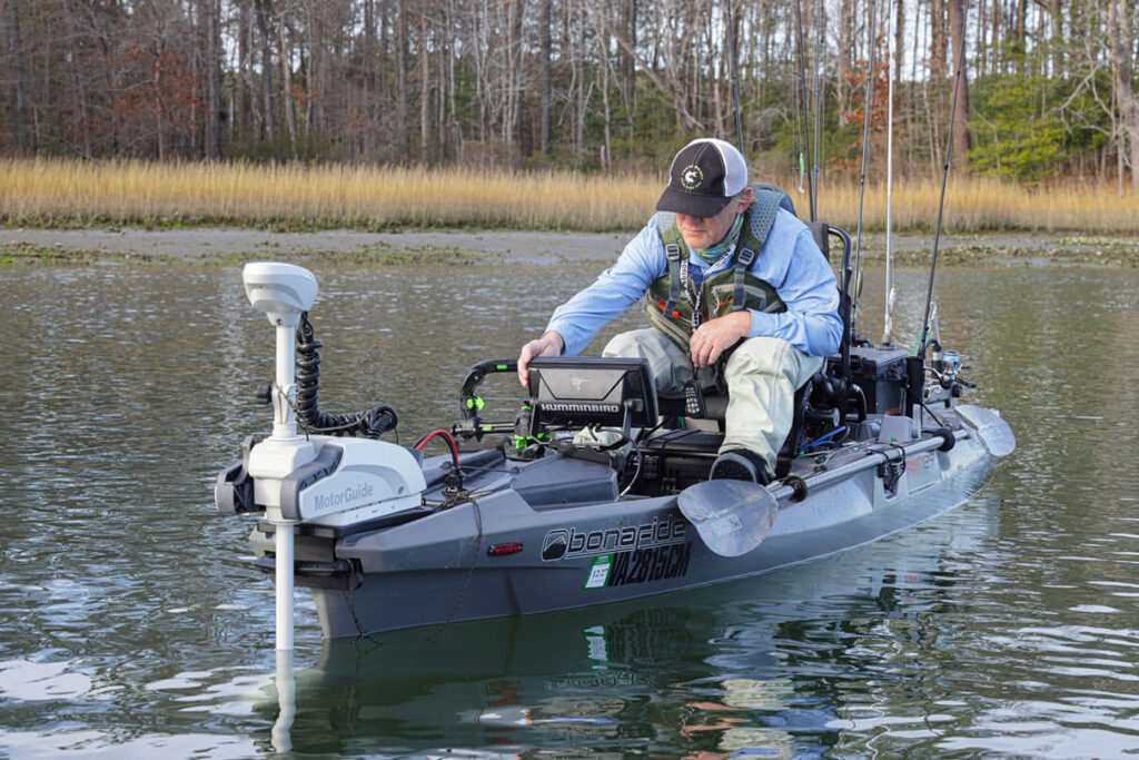 Motorized Kayak Review: Bonafide PWR129 | Kayak Angler