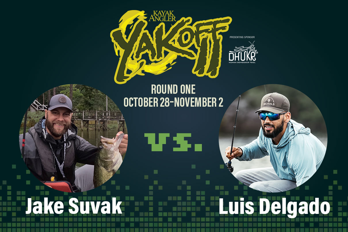 YakOff Awards II, Round 1: Jake Suvak vs Luis Delgado | Kayak Angler