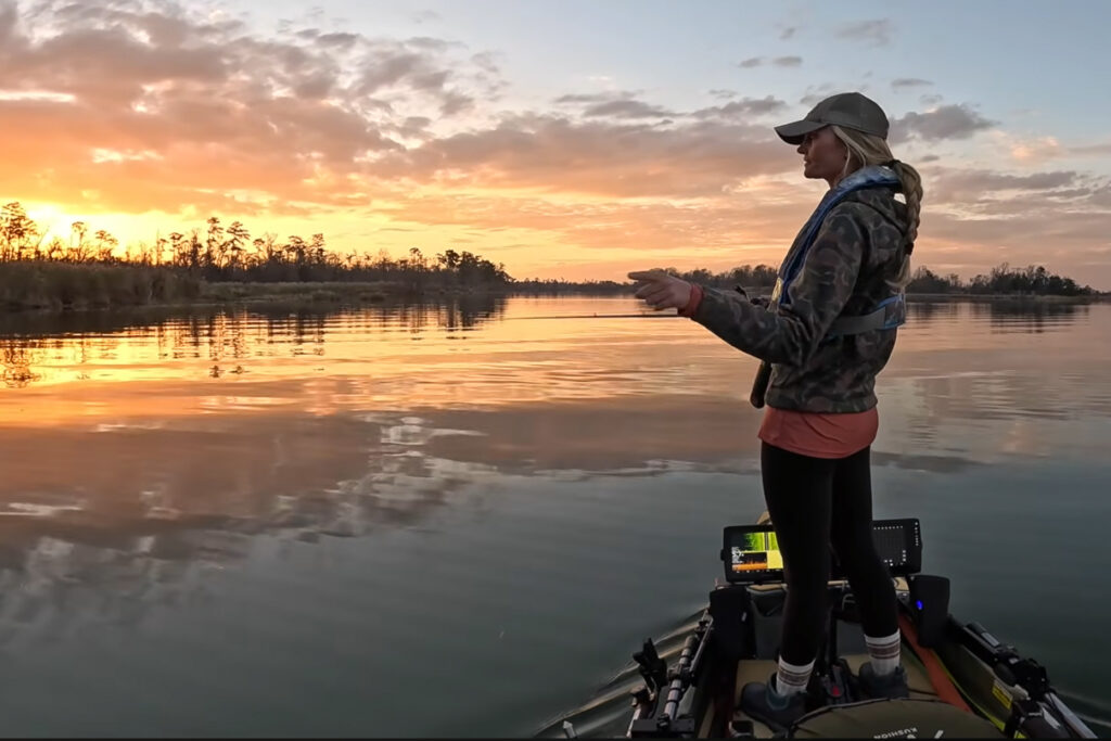 Pro Angler Kristine Fischer Launches Her Dream Fishing Kayak (Video ...